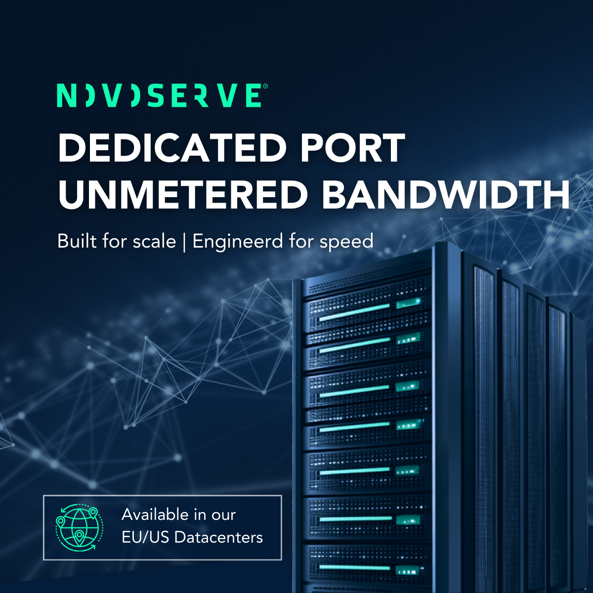 Unmetered Dedicated Servers | 1Gbps - 50Gbps Dedicated Bandwidth Ports